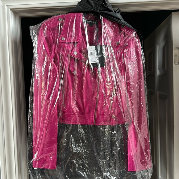 Lamarque | Jackets & Coats | La Marque Iconic Leather Crop Biker Jacket ...